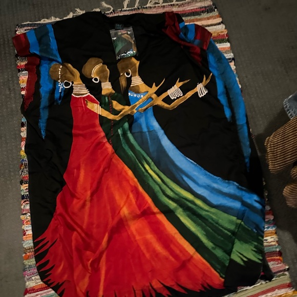 Dresses | African Moo Moo With Matching Head Scarf | Poshmark